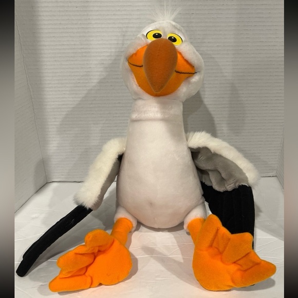 Disney | Toys | Vintage Disney Little Mermaid Scuttle Seagull 6 Plush ...
